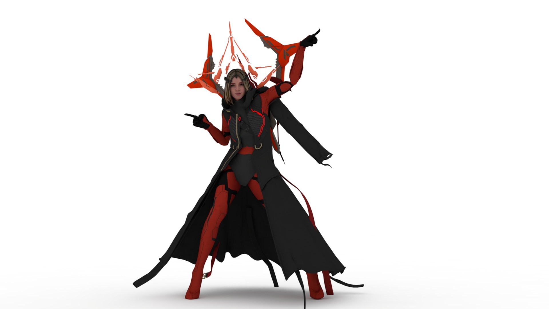 3D Persephone Futuristic Soldier Rigged And Animated Model - TurboSquid ...