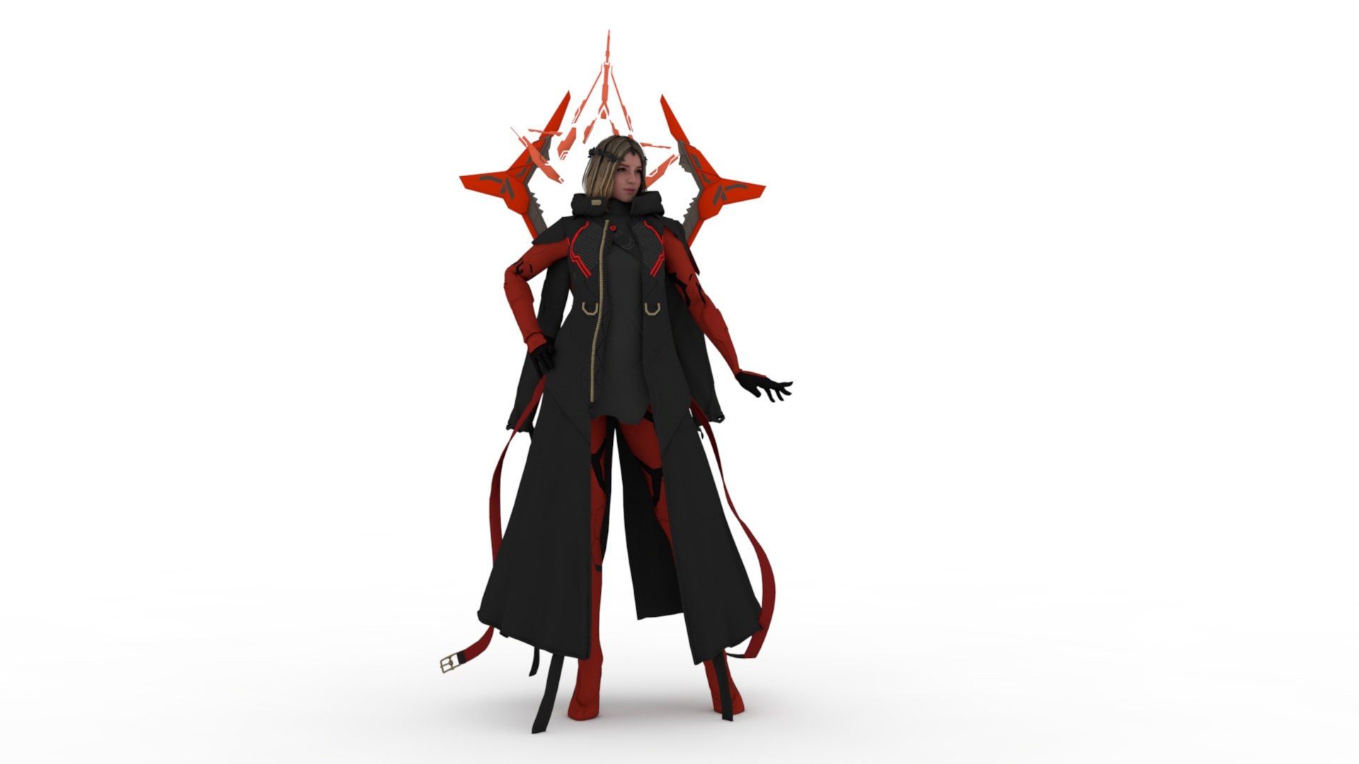 3D Persephone Futuristic Soldier Rigged And Animated Model - TurboSquid ...