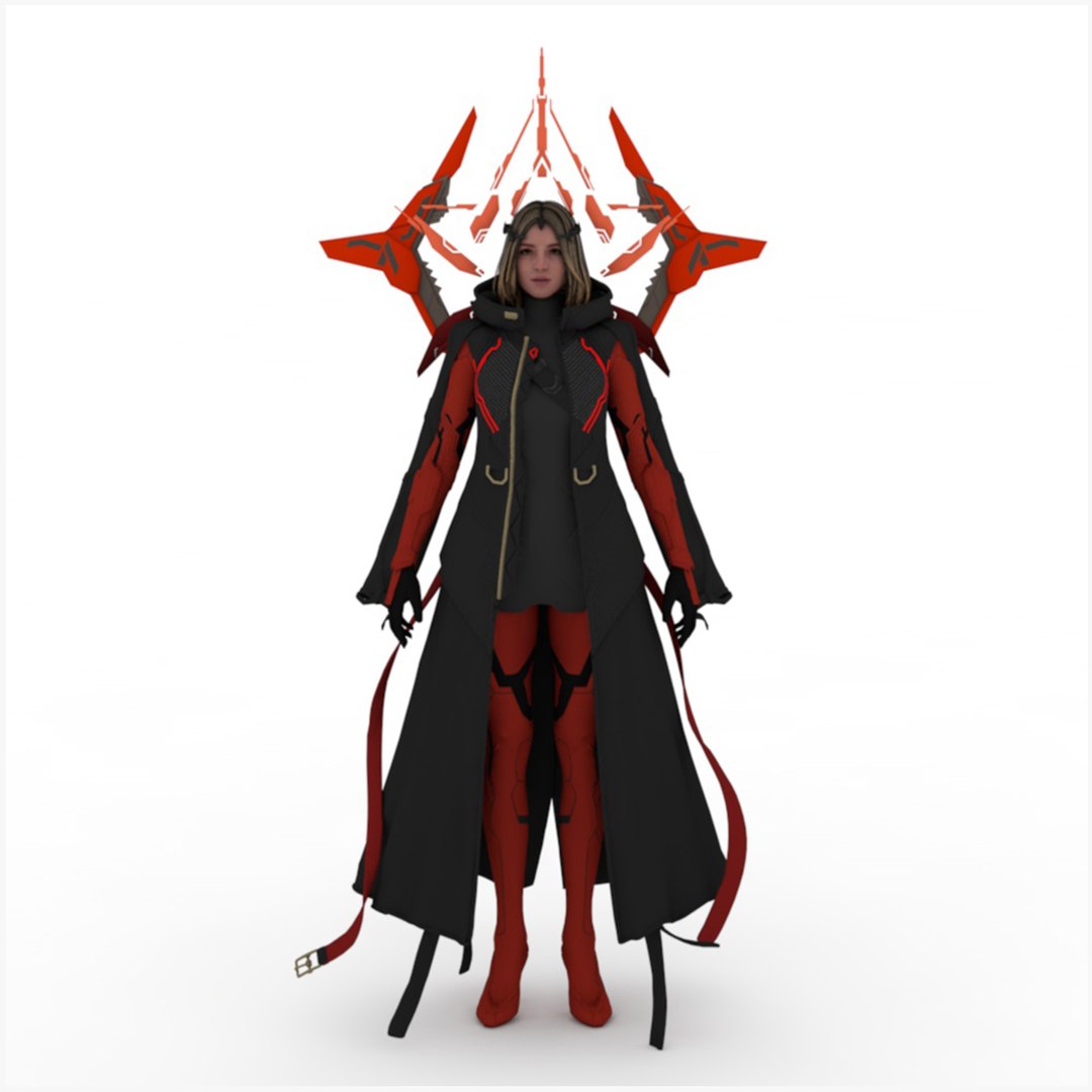 3D Persephone Futuristic Soldier Rigged And Animated Model - TurboSquid ...