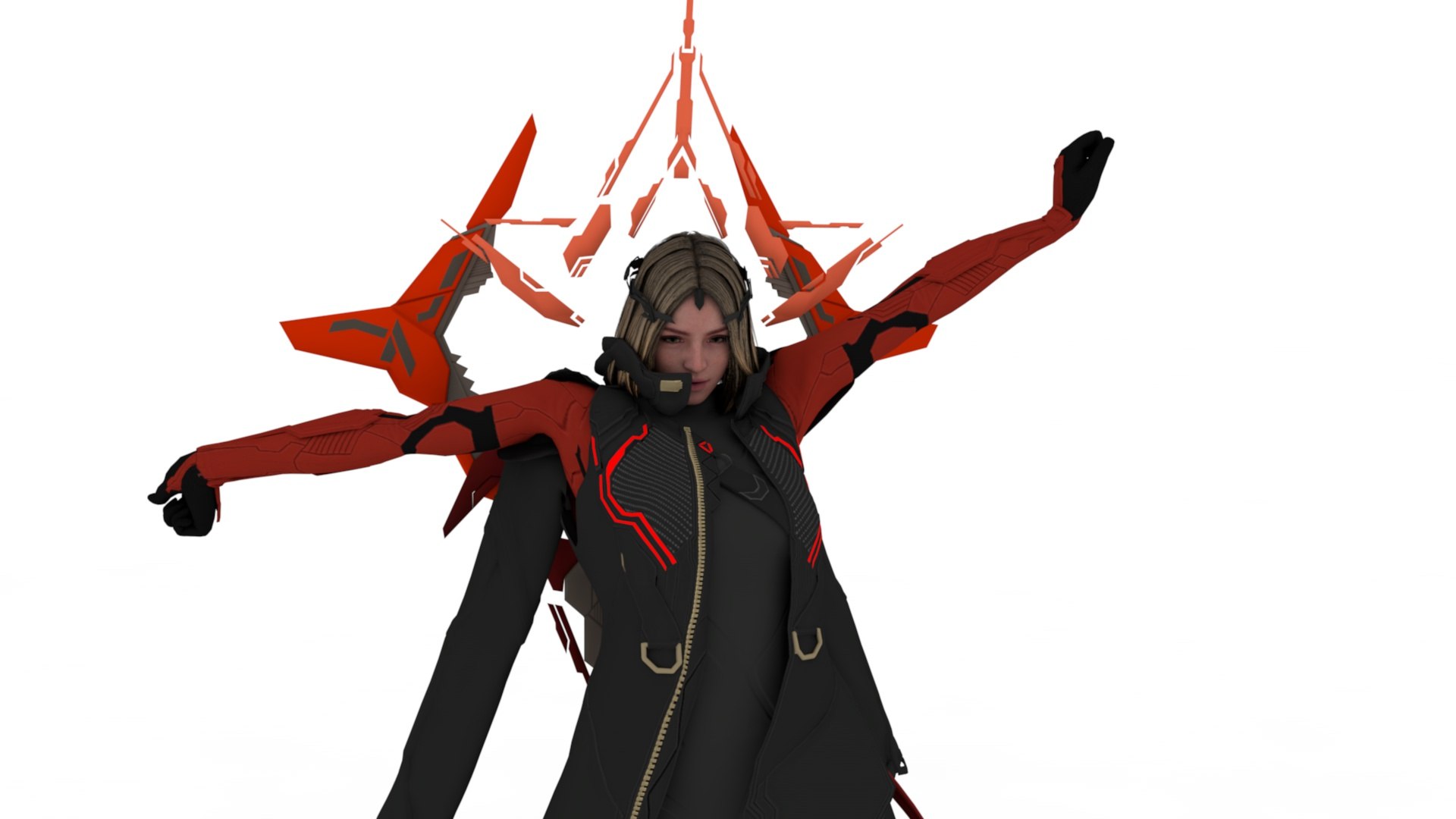 3D Persephone Futuristic Soldier Rigged And Animated Model - TurboSquid ...