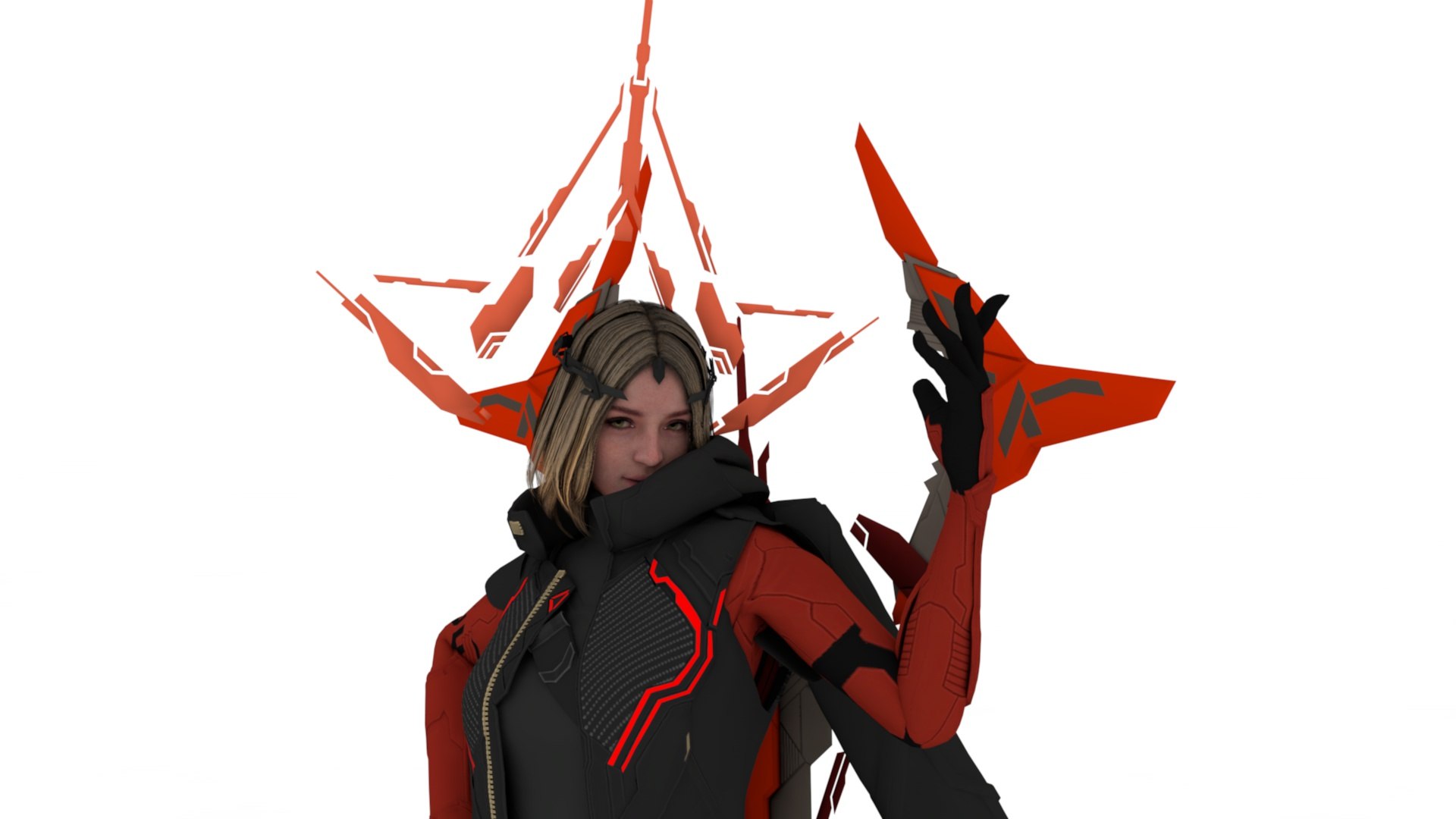 3D Persephone Futuristic Soldier Rigged And Animated Model - TurboSquid ...