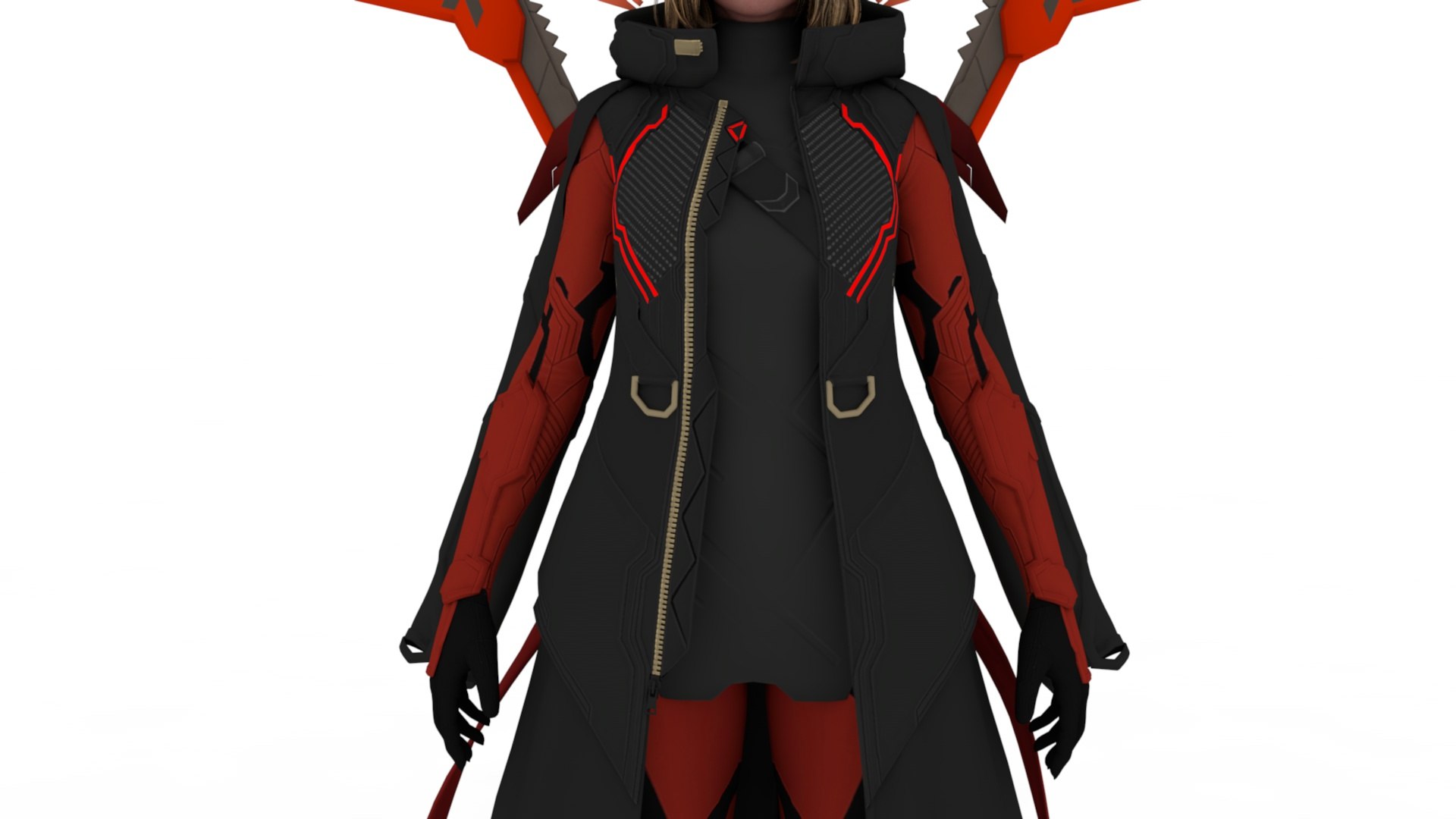 3D Persephone Futuristic Soldier Rigged And Animated Model - TurboSquid ...