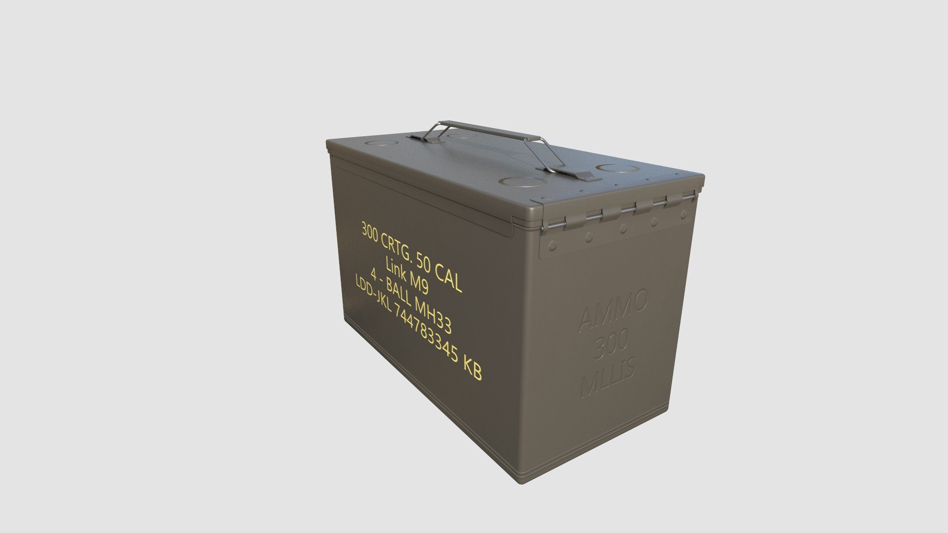 Ammo Box 3D Model - TurboSquid 2310510