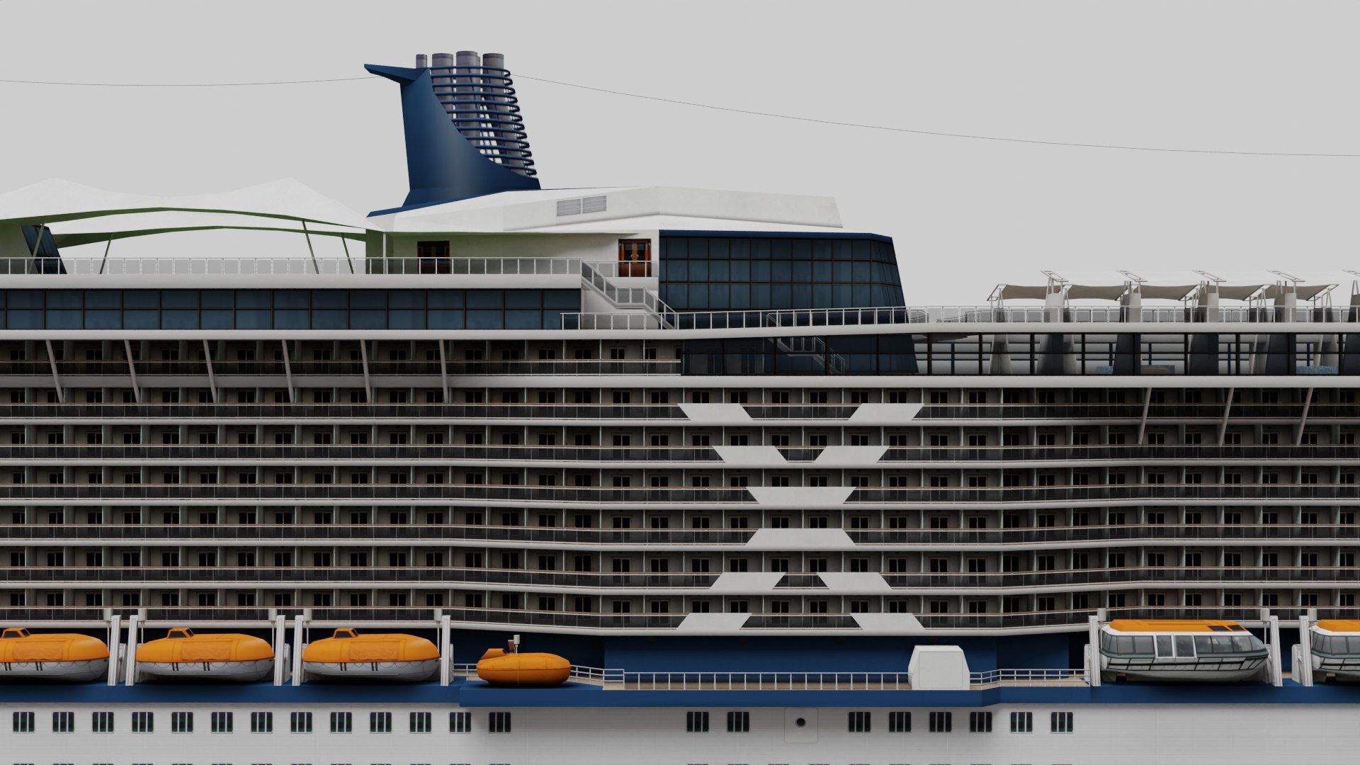 3D Model Cruise Ship Solstice - TurboSquid 2253719