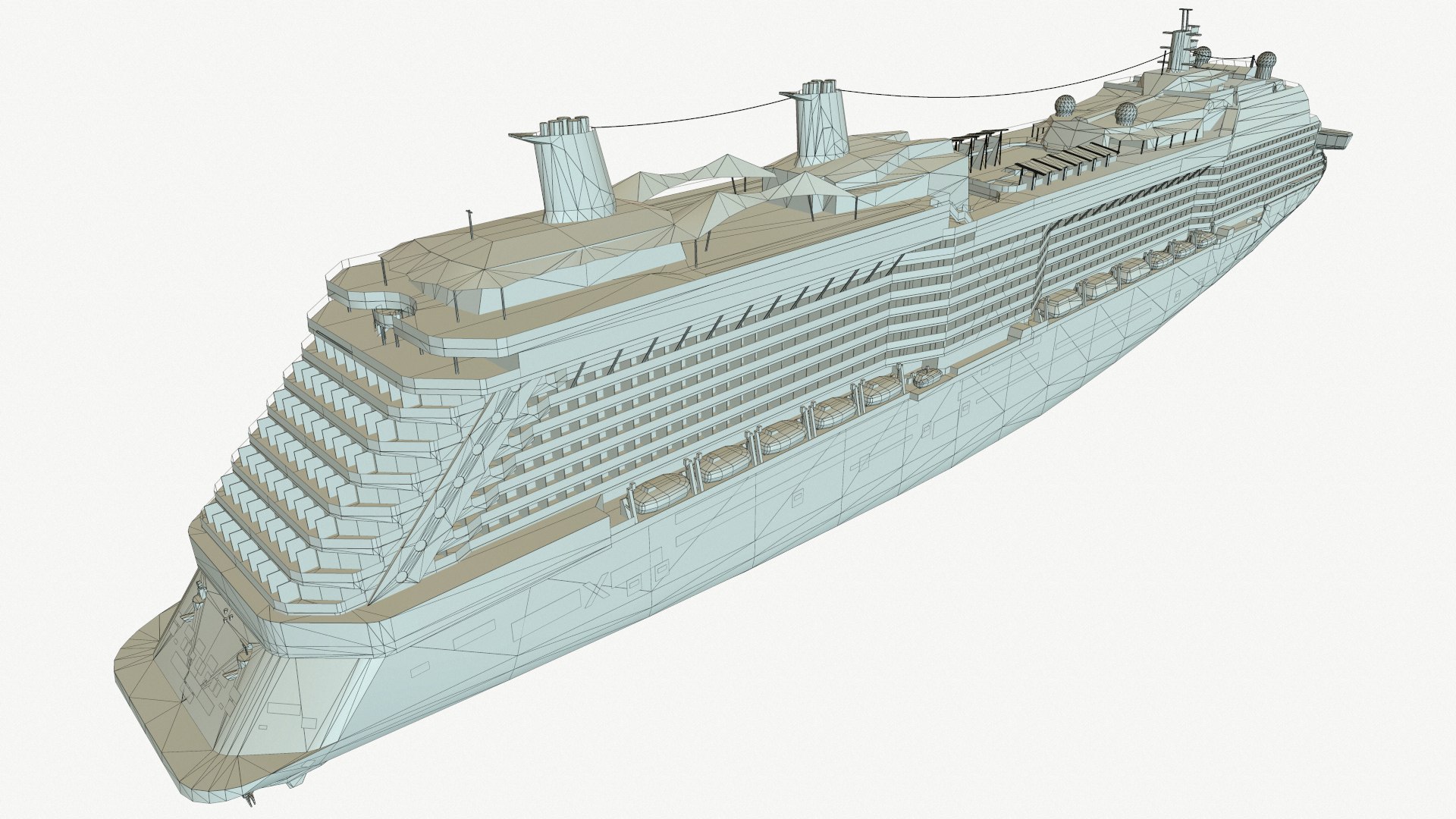 3D Model Cruise Ship Solstice - TurboSquid 2253719