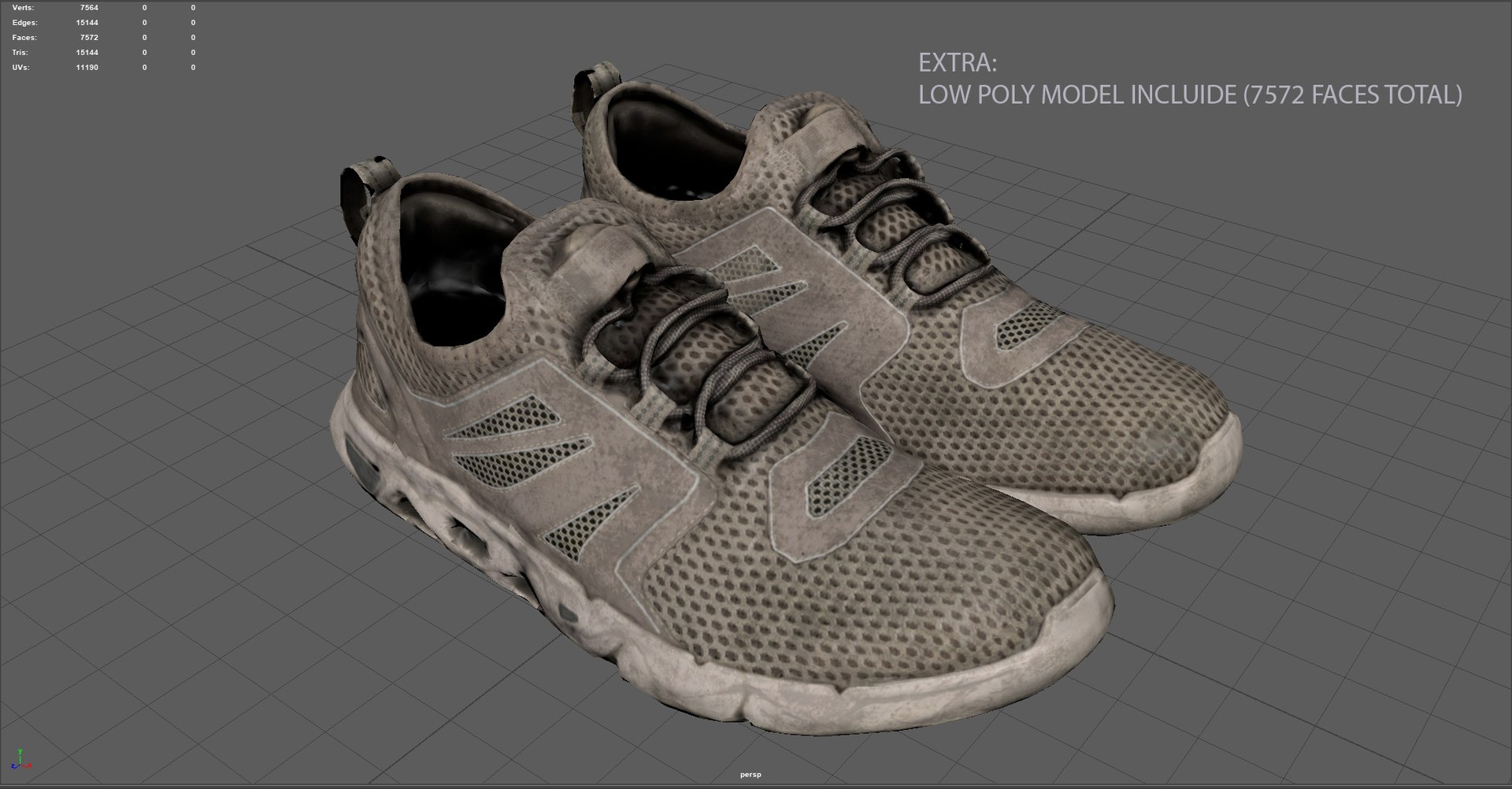 Tactical shoe 3D model - TurboSquid 1631996