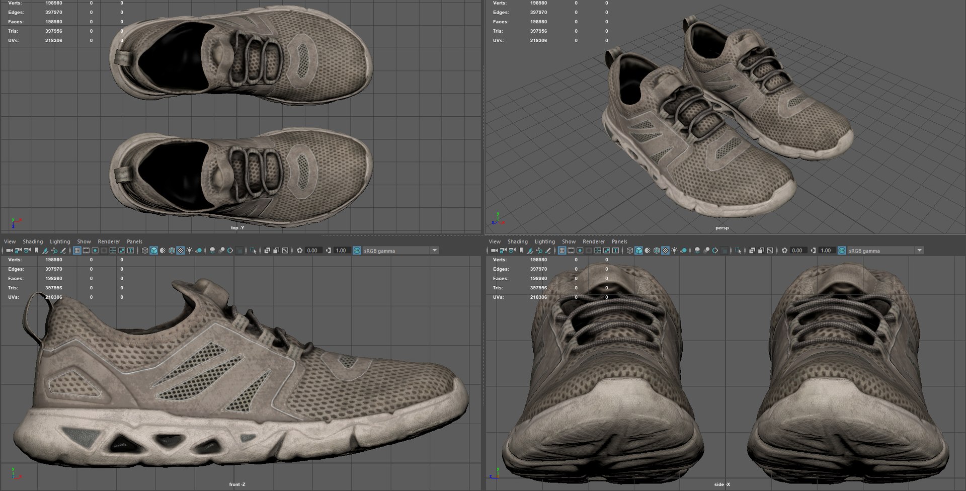 Tactical shoe 3D model - TurboSquid 1631996