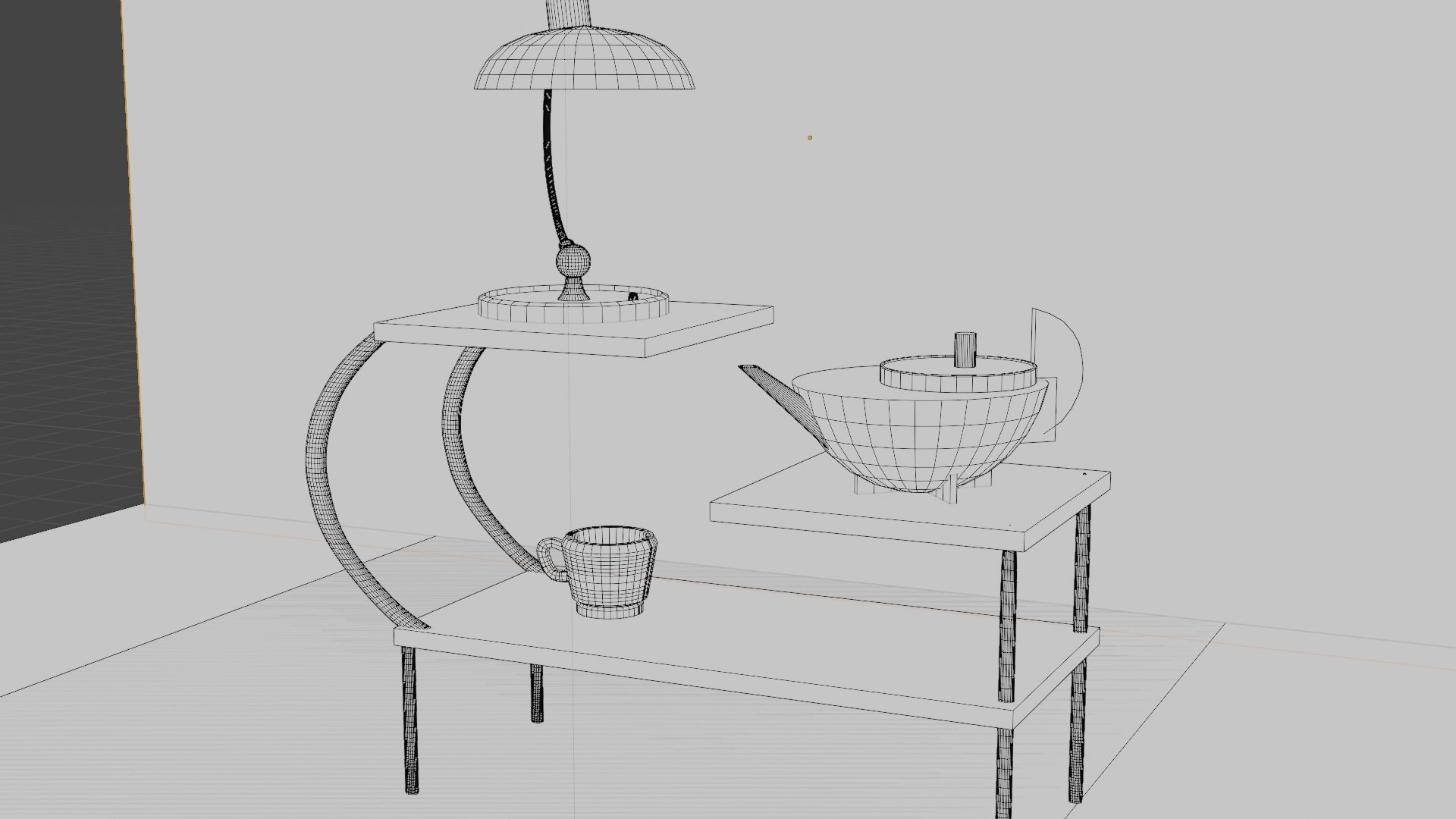 3D Lamp And Table Model - TurboSquid 2344823