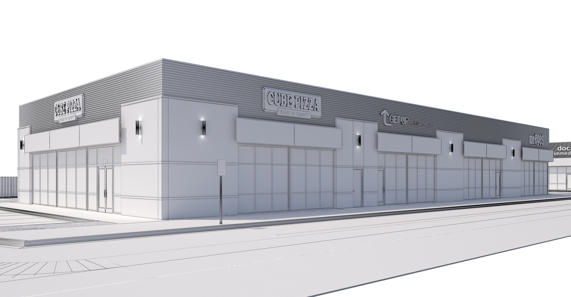 3D retail store model - TurboSquid 1670502