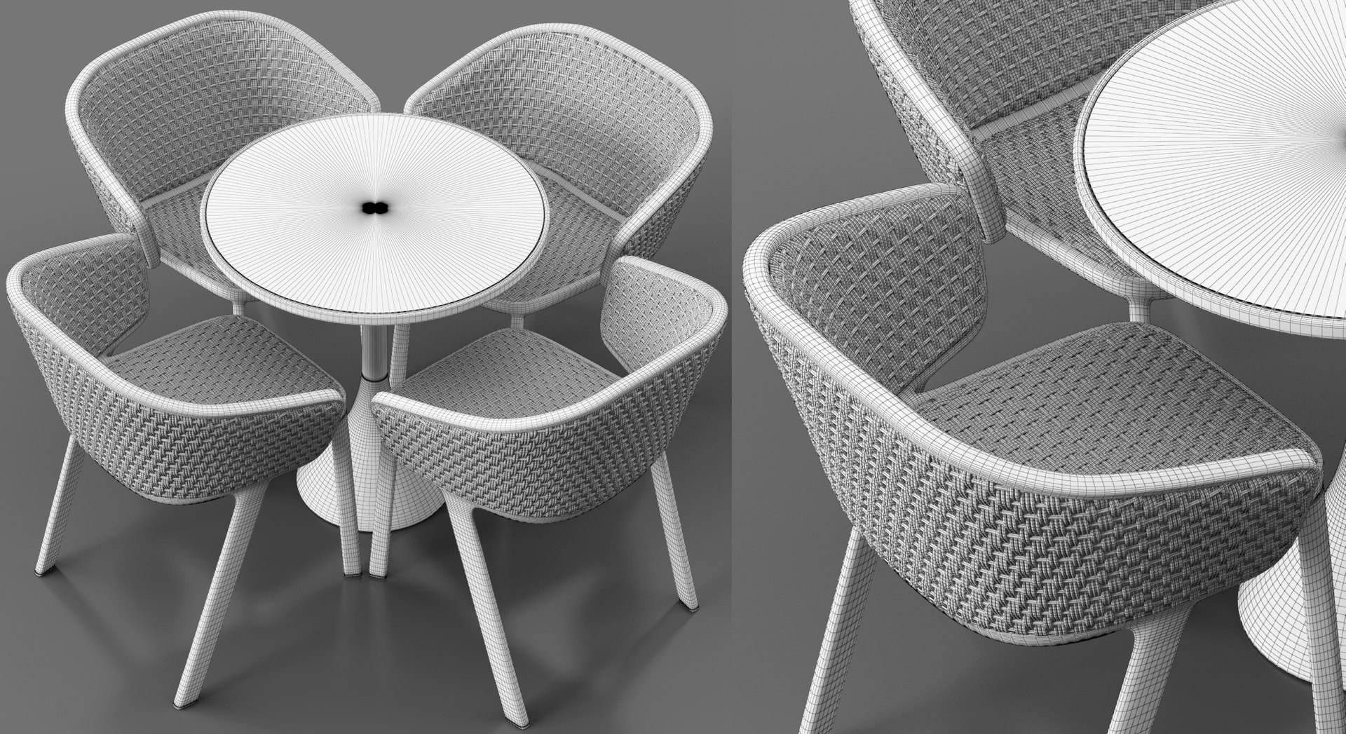 Dinning Set Ethimo 3D - TurboSquid 1876323