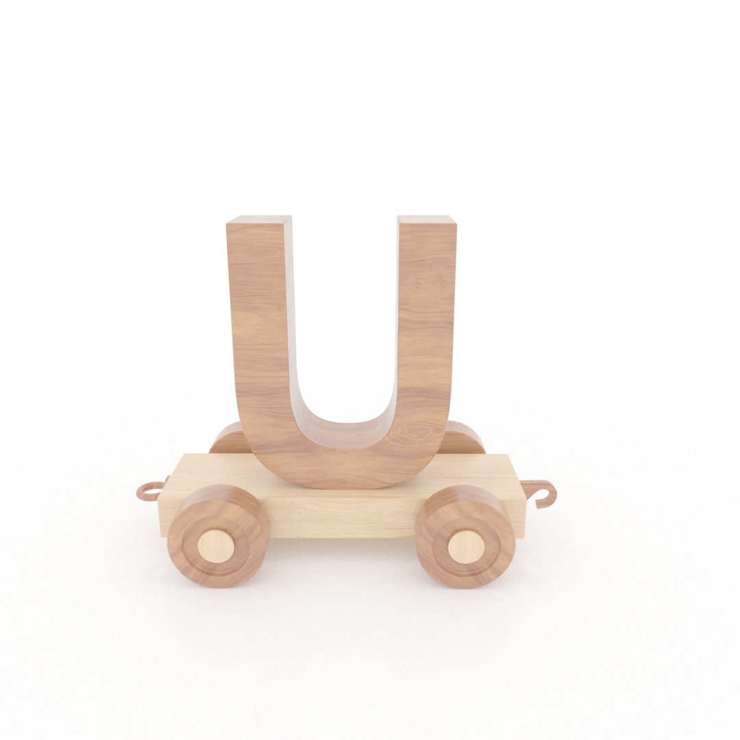 Letter u car 3D model - TurboSquid 1560077