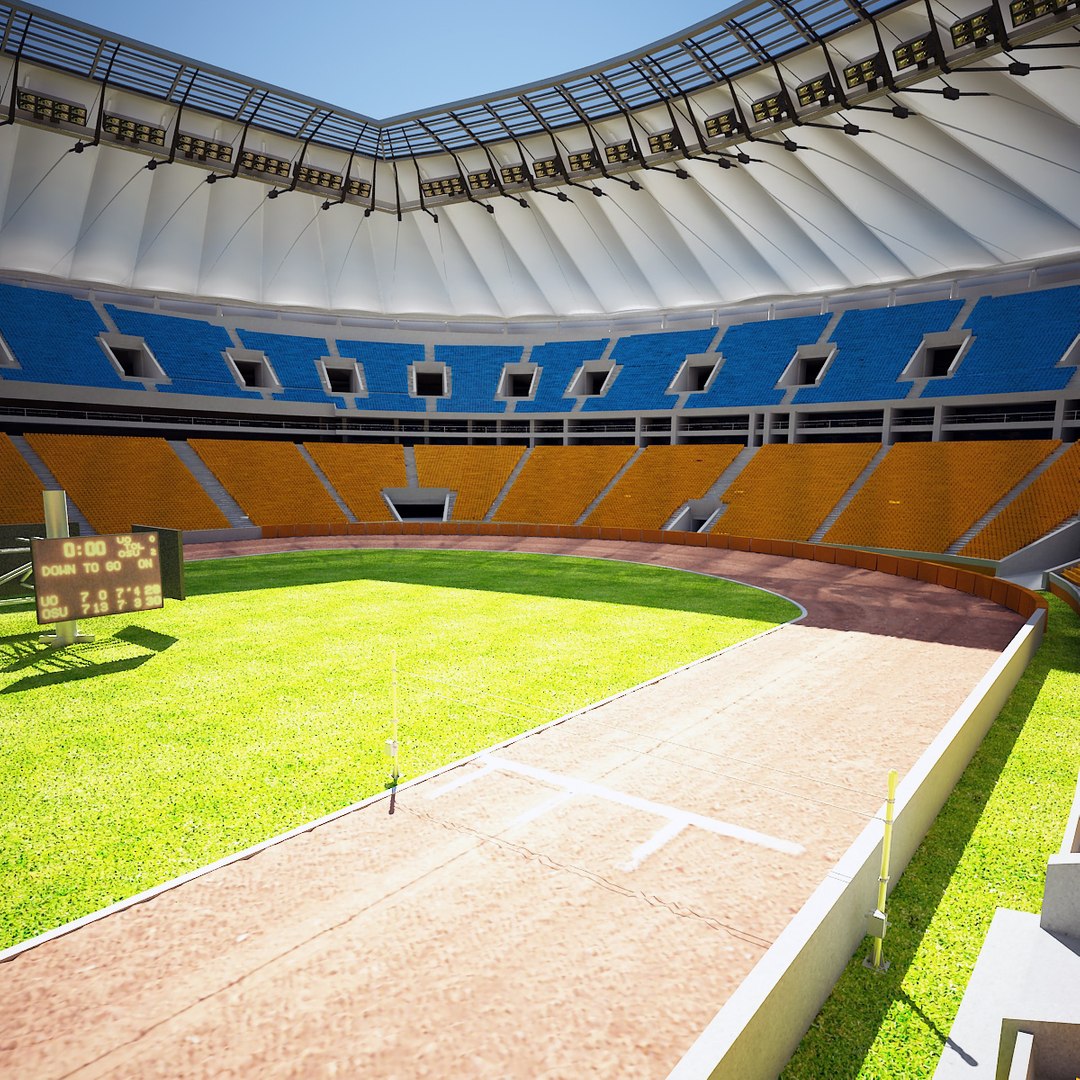 motorcycle speedway arena 3d model