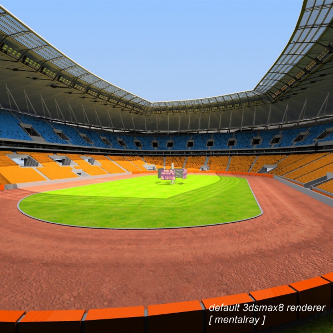 motorcycle speedway arena 3d model