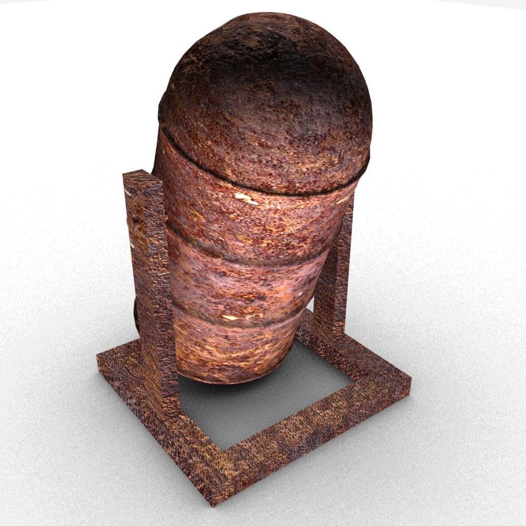 3D model rusty old bin - TurboSquid 1360950