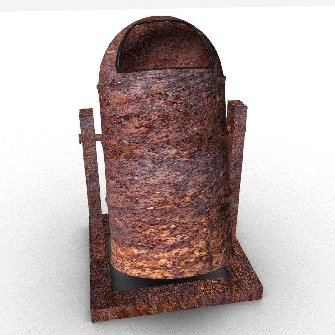 3D model rusty old bin - TurboSquid 1360950