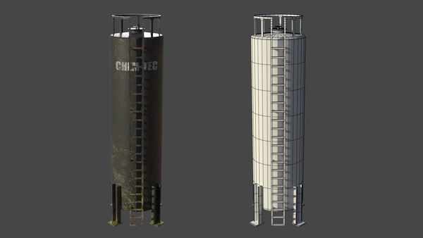 Industrial Storage Tank Asset Pack 3D model - TurboSquid 1807998