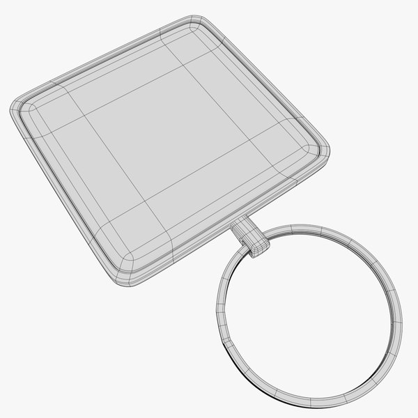 3d model keyring ring keys