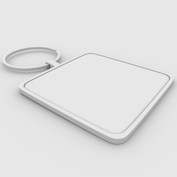 3d model keyring ring keys