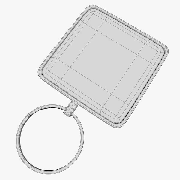 3d model keyring ring keys