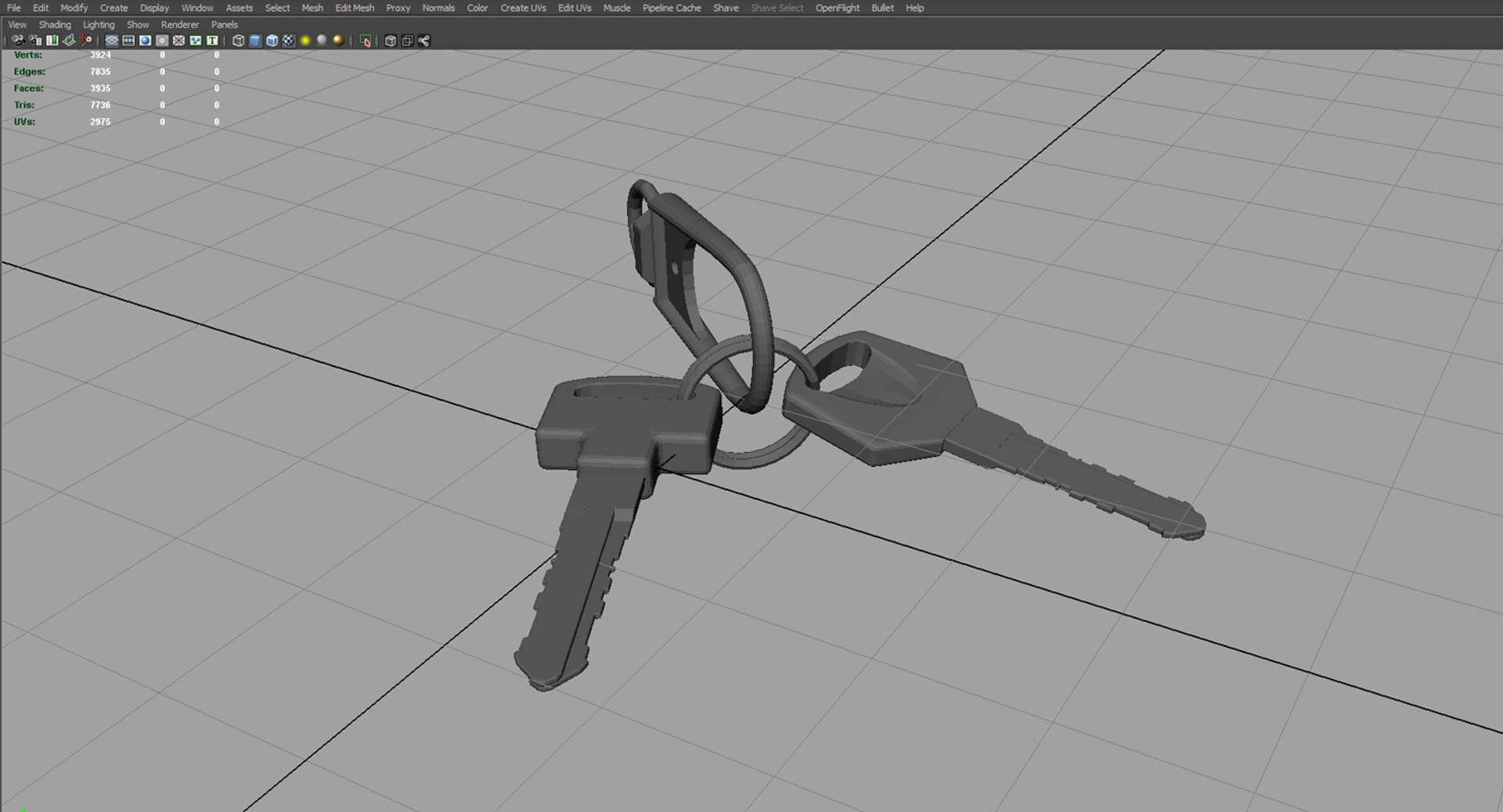 Bike Key 3D Model - TurboSquid 1470393