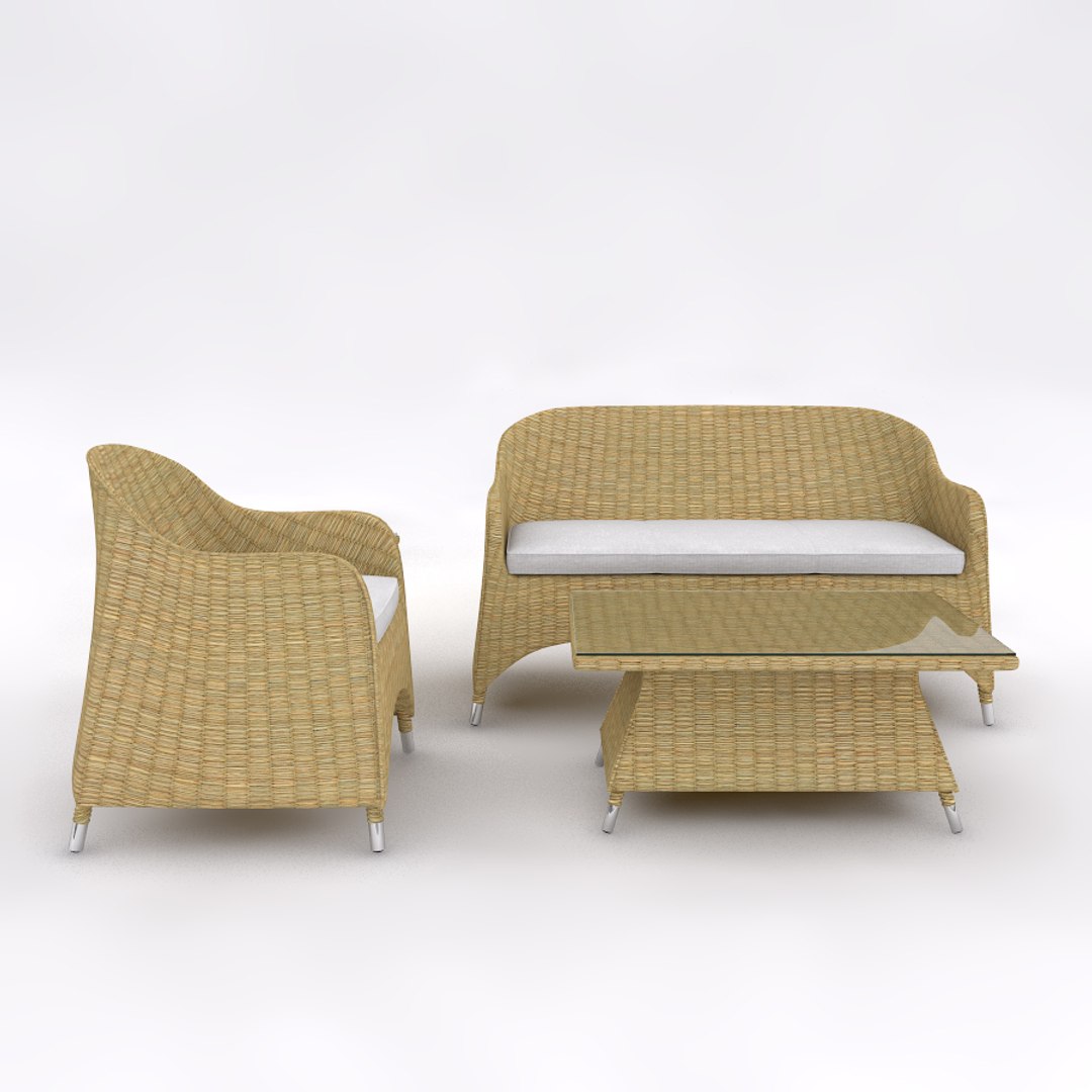 Maya Bundled Rattan Furnitures