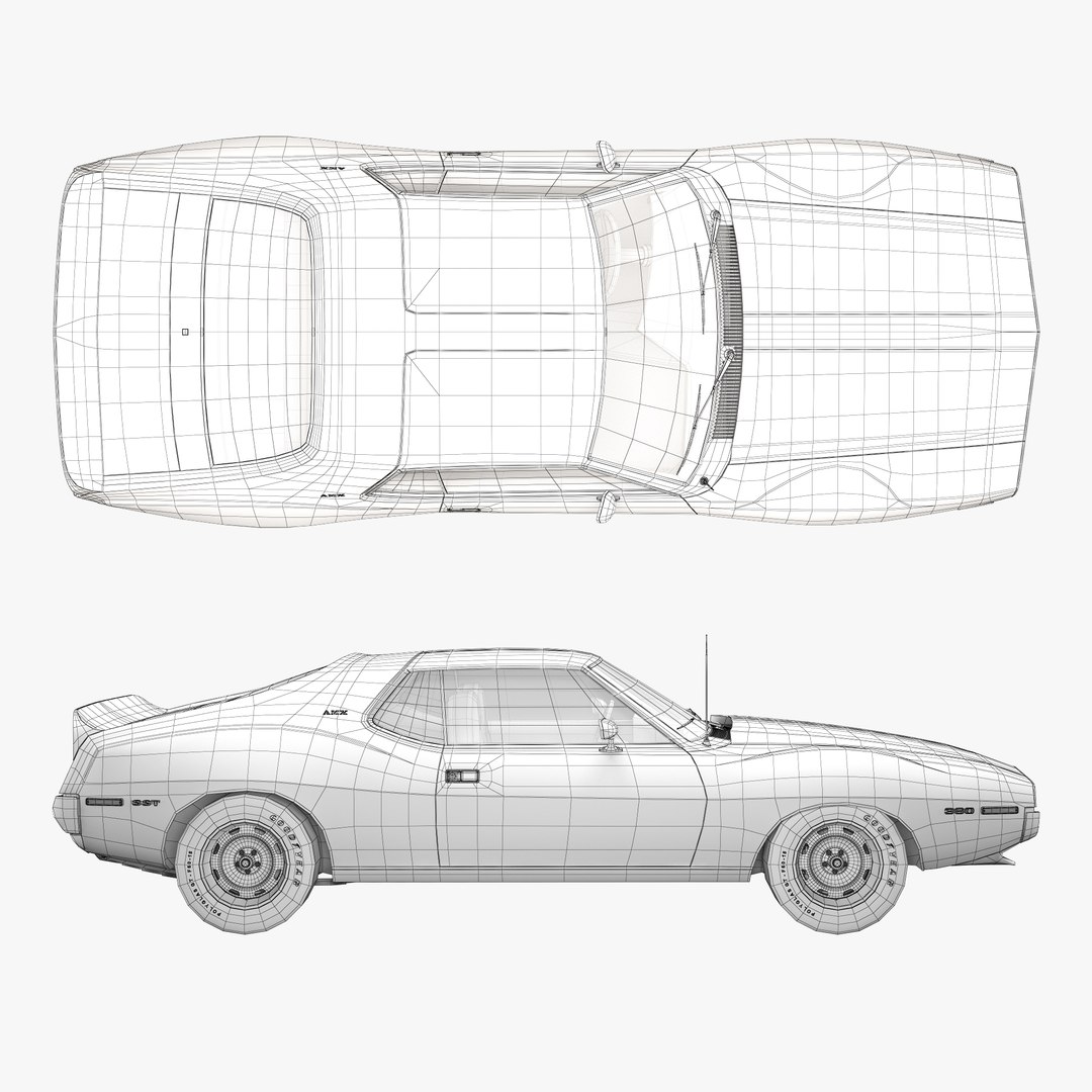 AMC AMX SST 1972 3D Model - TurboSquid 1868795