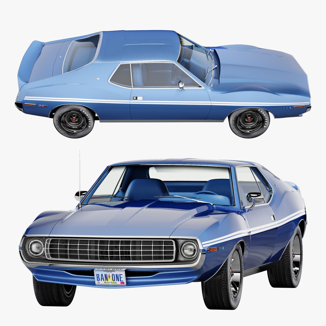 AMC AMX SST 1972 3D Model - TurboSquid 1868795