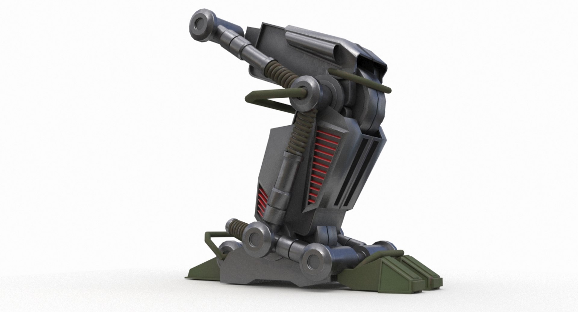3D Model Mecha Robot Leg - TurboSquid 1464783
