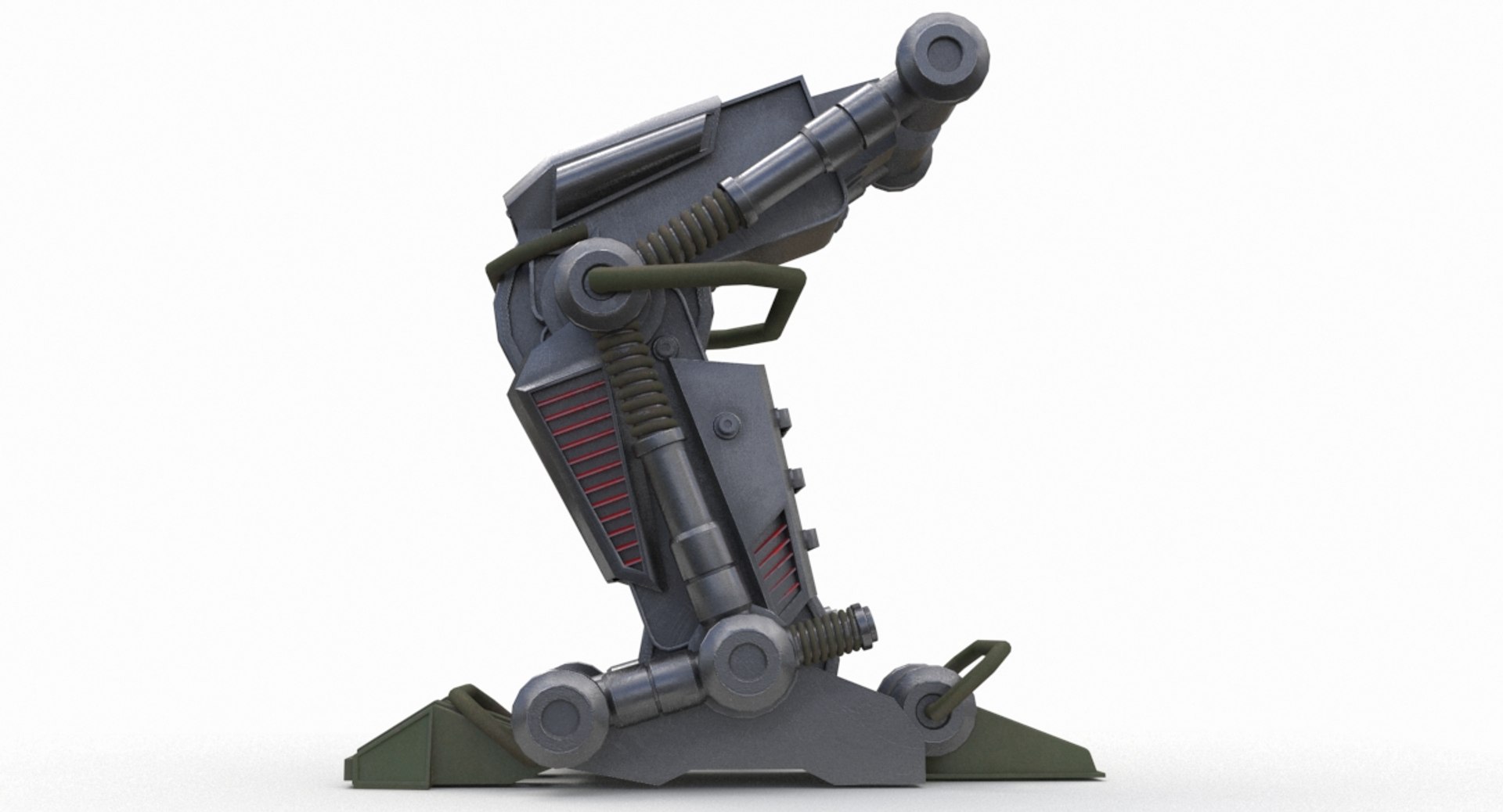 3D Model Mecha Robot Leg - TurboSquid 1464783