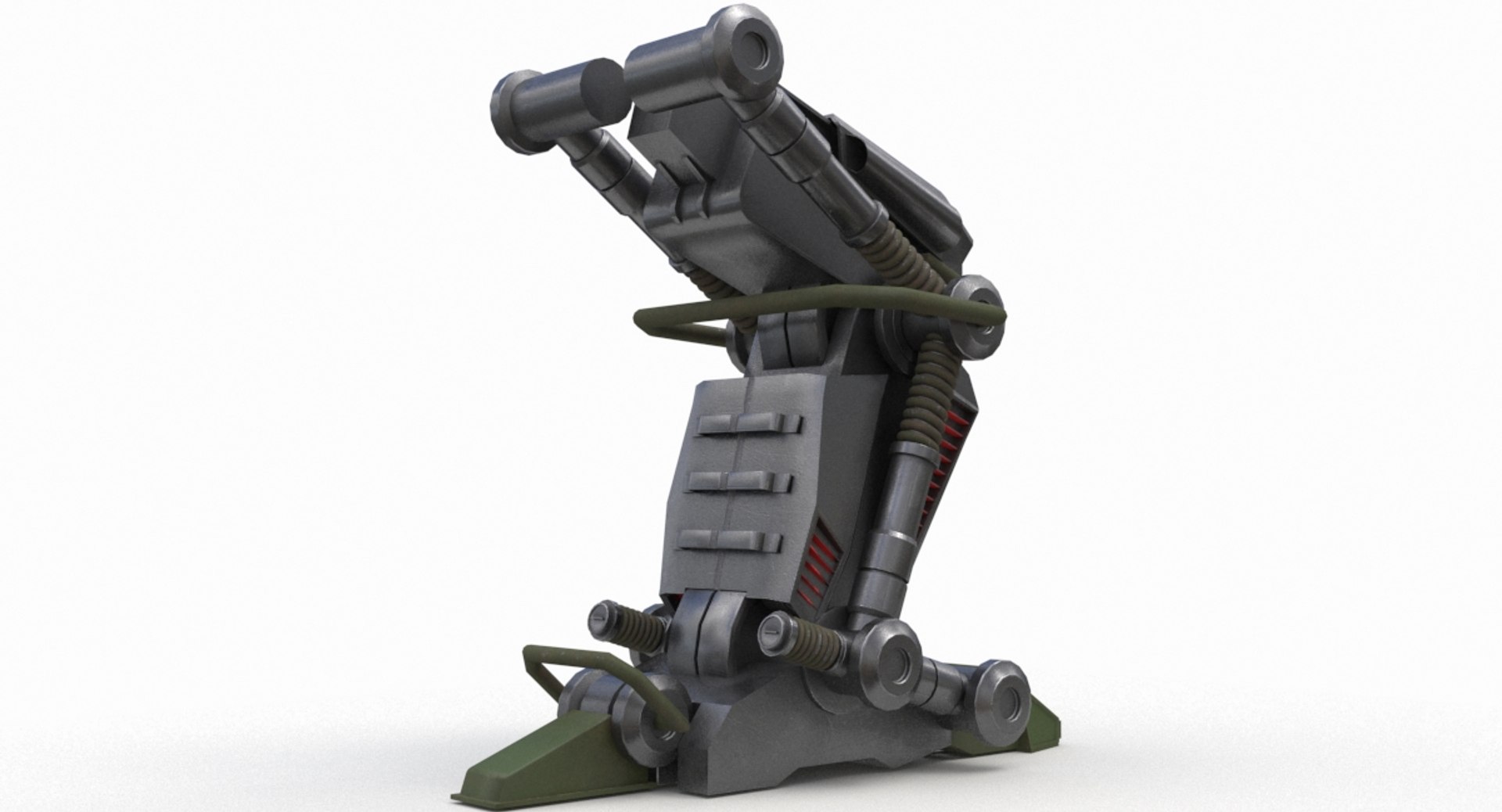 3D Model Mecha Robot Leg - TurboSquid 1464783
