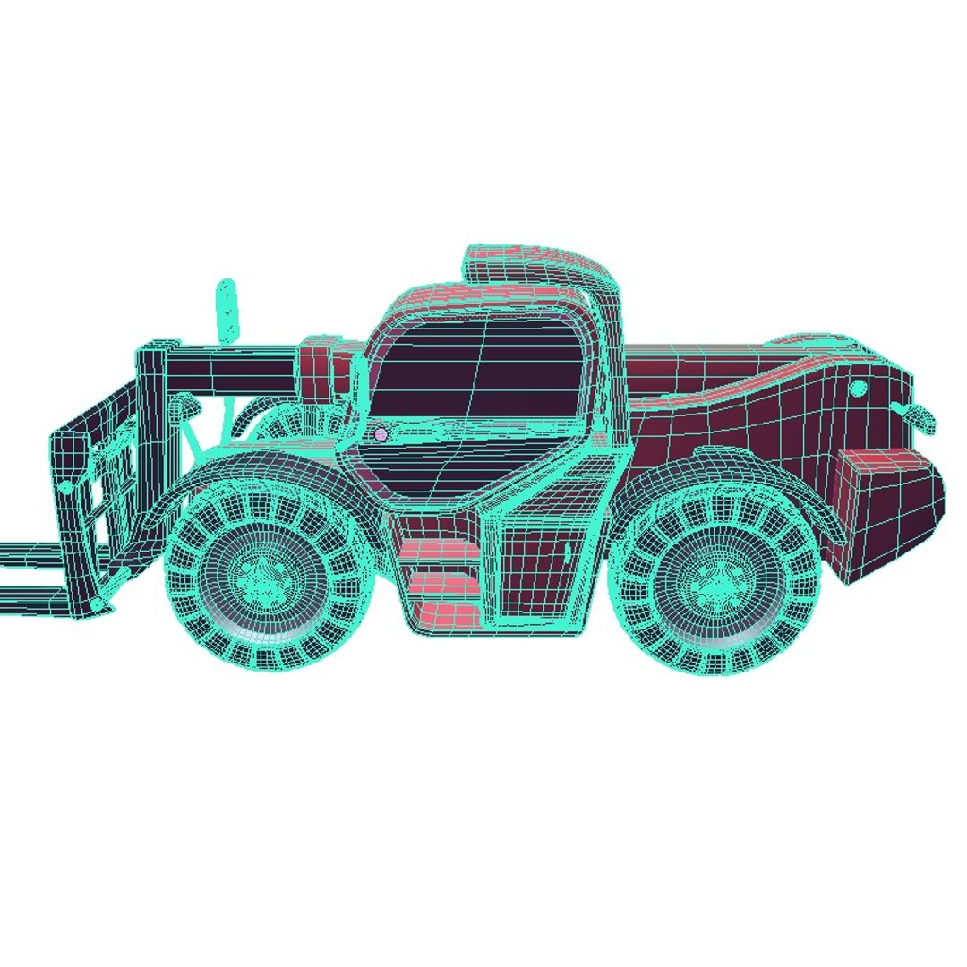 Telescopic Loader 3d Blend