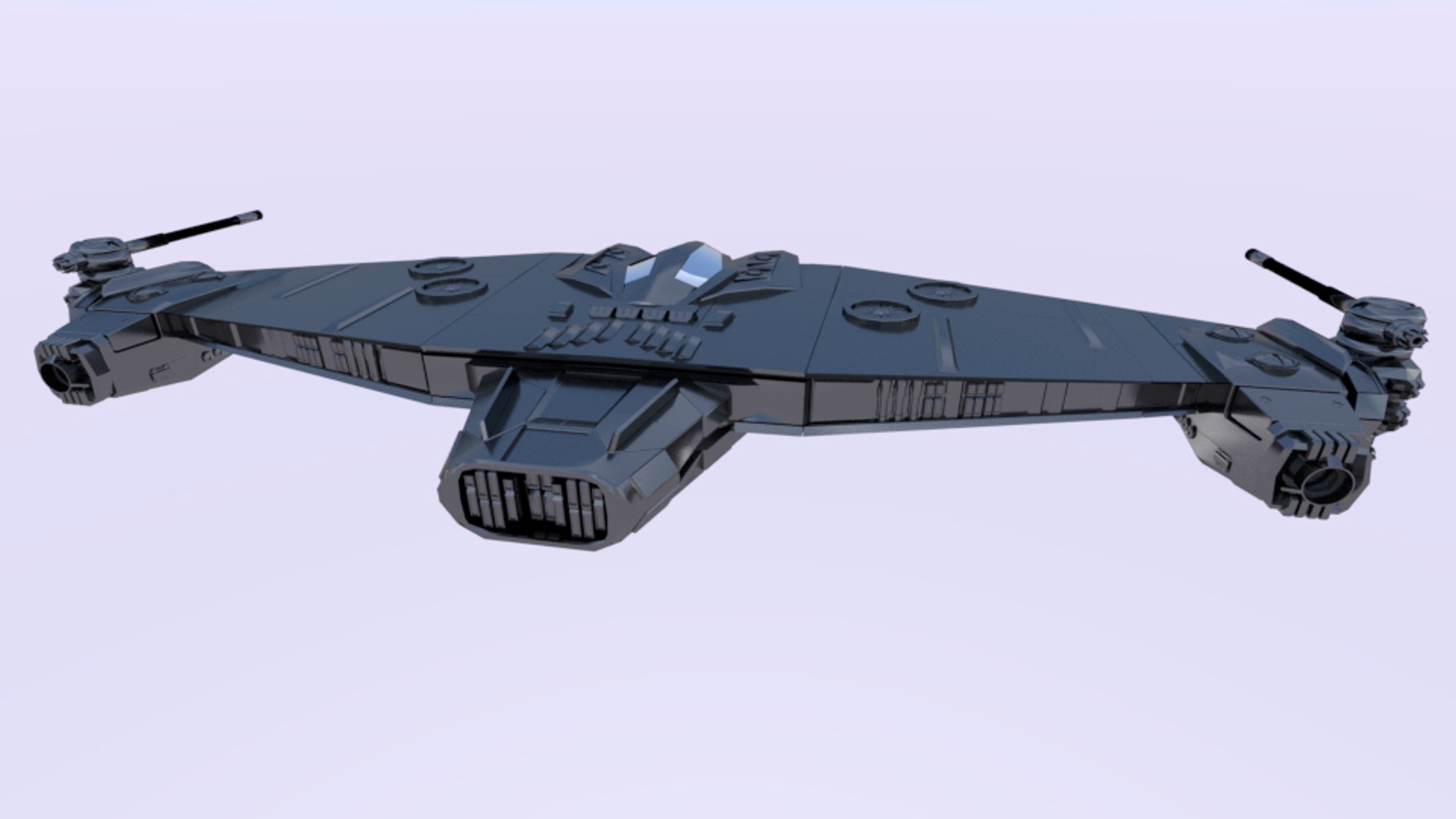 Spaceship Manta Fighter 3D Model - TurboSquid 1177644