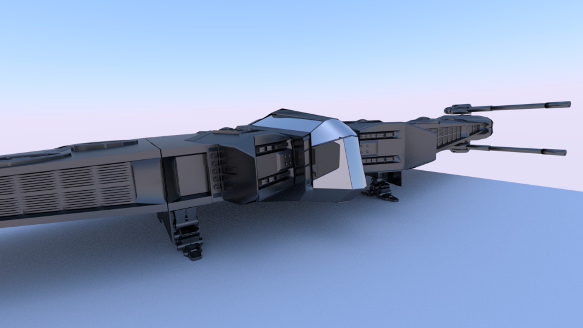 Spaceship Manta Fighter 3D Model - TurboSquid 1177644