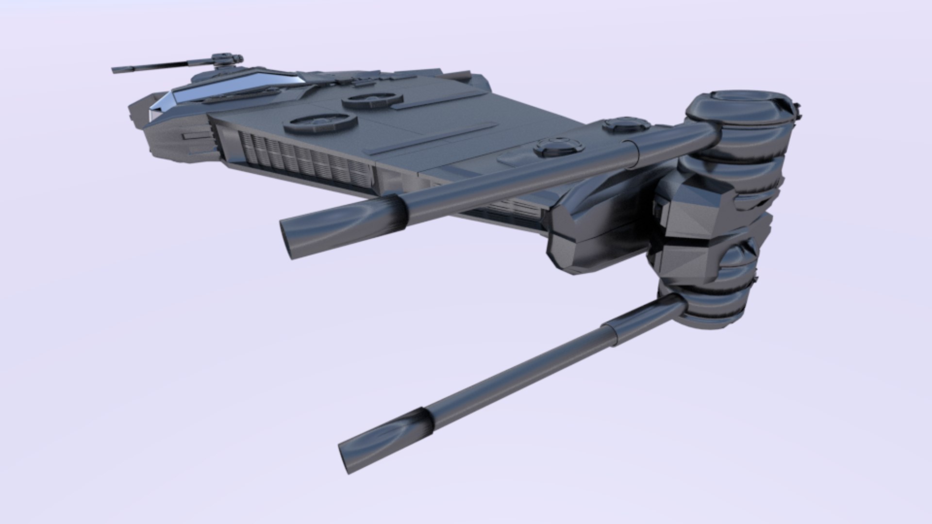 Spaceship Manta Fighter 3D Model - TurboSquid 1177644