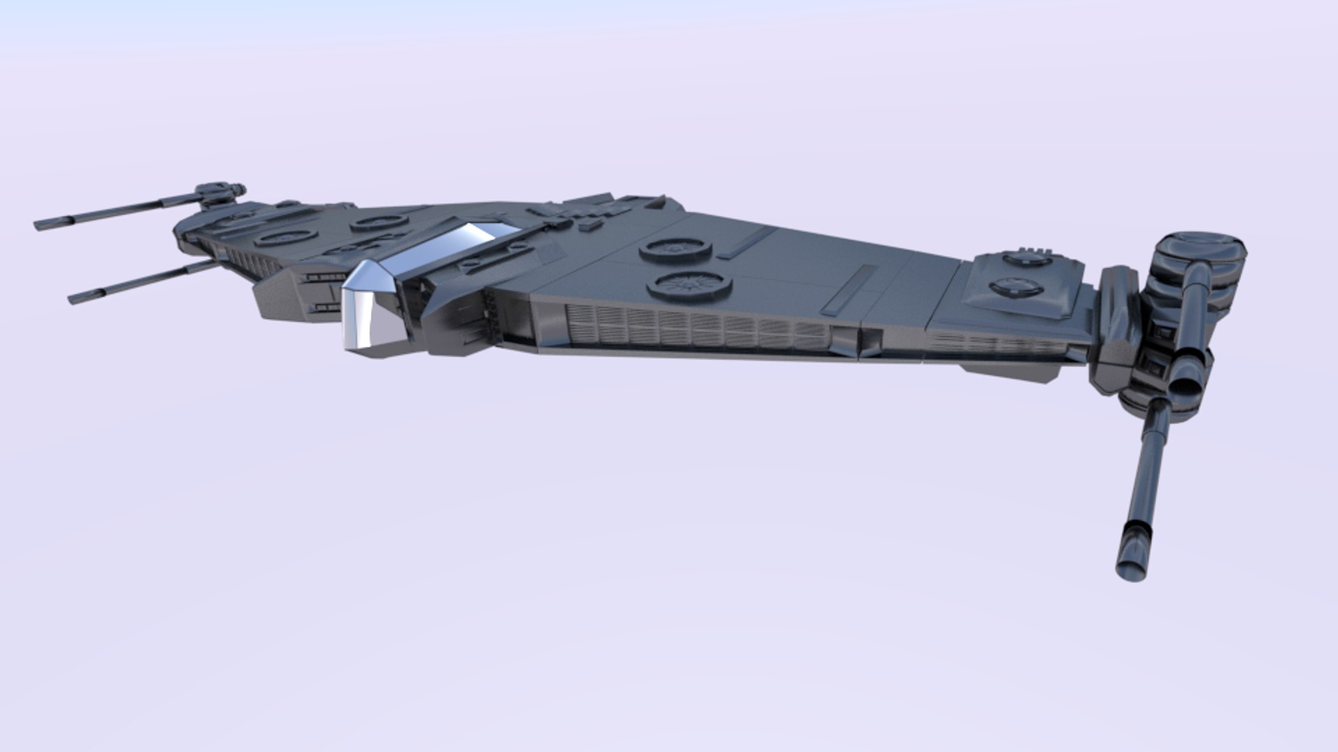 Spaceship Manta Fighter 3D Model - TurboSquid 1177644