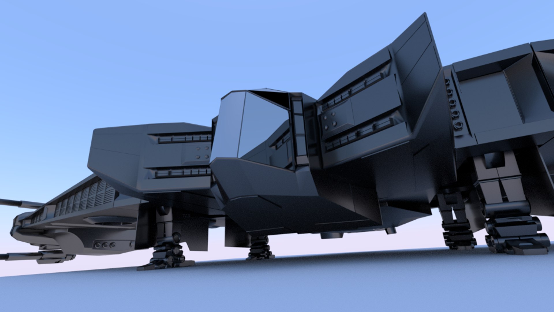 Spaceship Manta Fighter 3D Model - TurboSquid 1177644