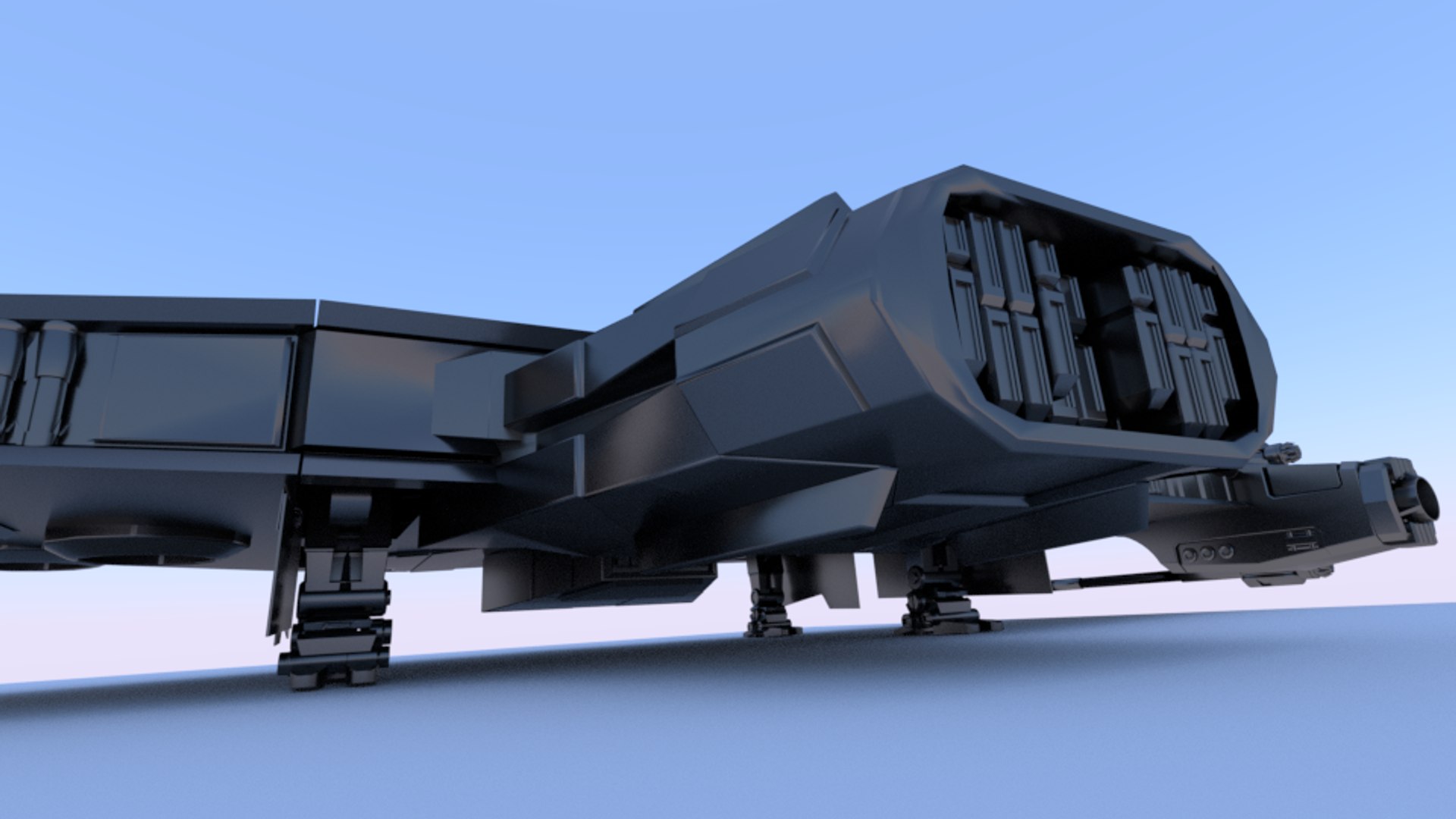 Spaceship Manta Fighter 3D Model - TurboSquid 1177644