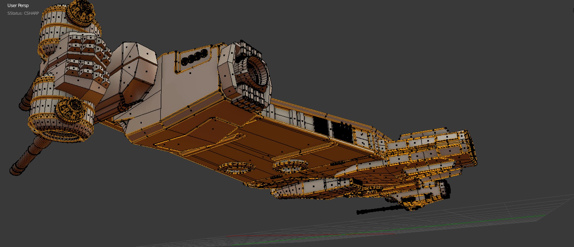 Spaceship Manta Fighter 3D Model - TurboSquid 1177644