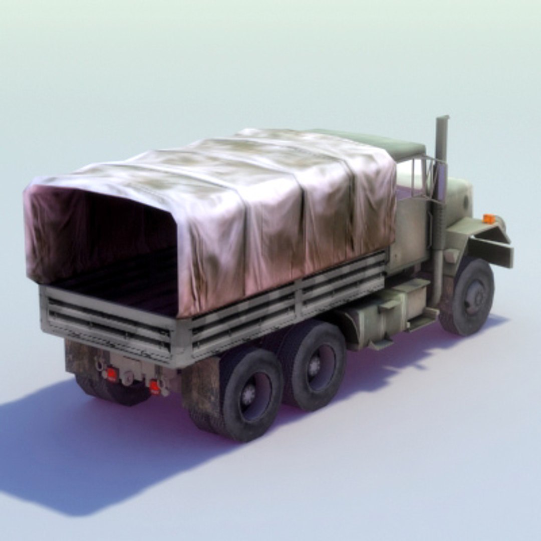 3d M35a2 Army Truck M35 Model
