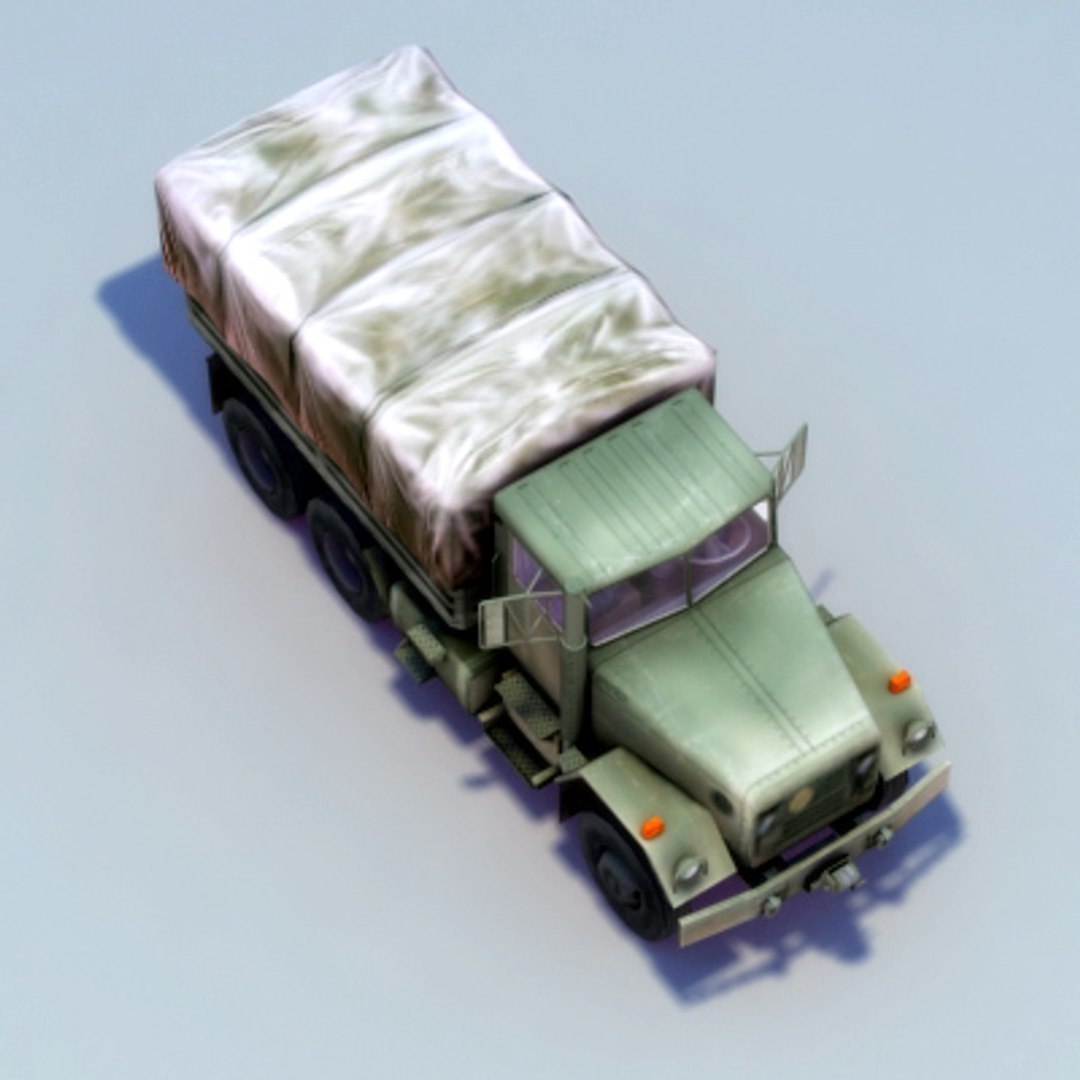 3d M35a2 Army Truck M35 Model