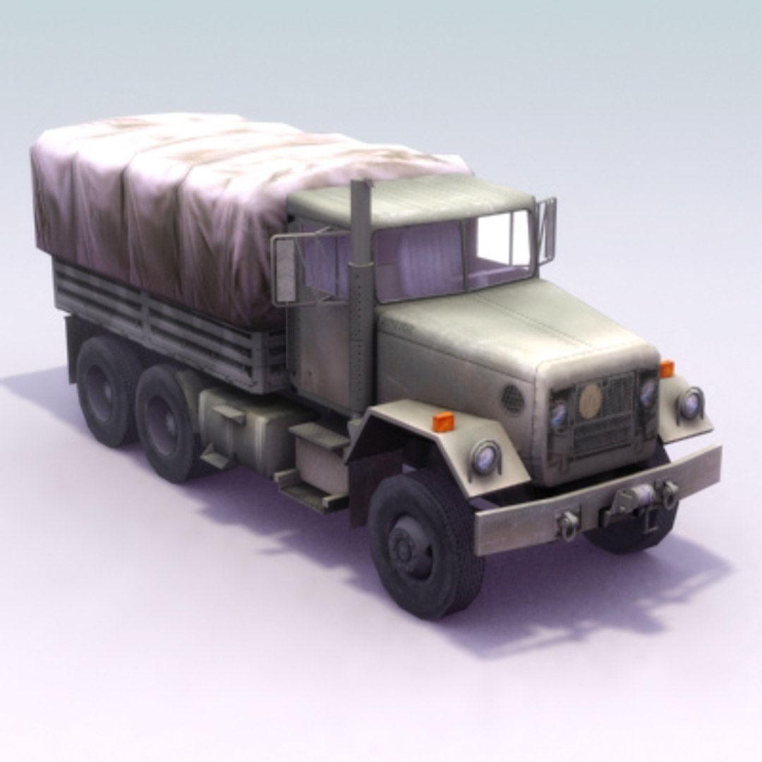 3d M35a2 Army Truck M35 Model