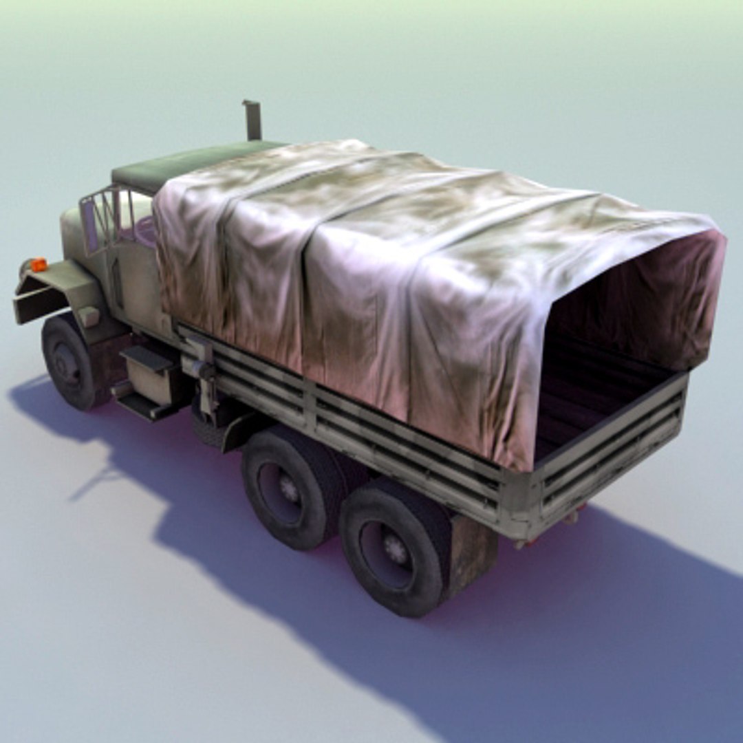 3d M35a2 Army Truck M35 Model