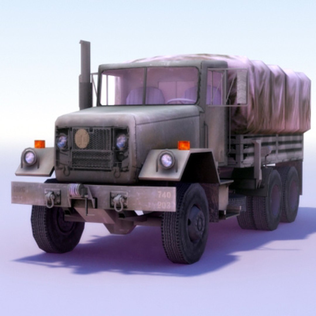 3d M35a2 Army Truck M35 Model