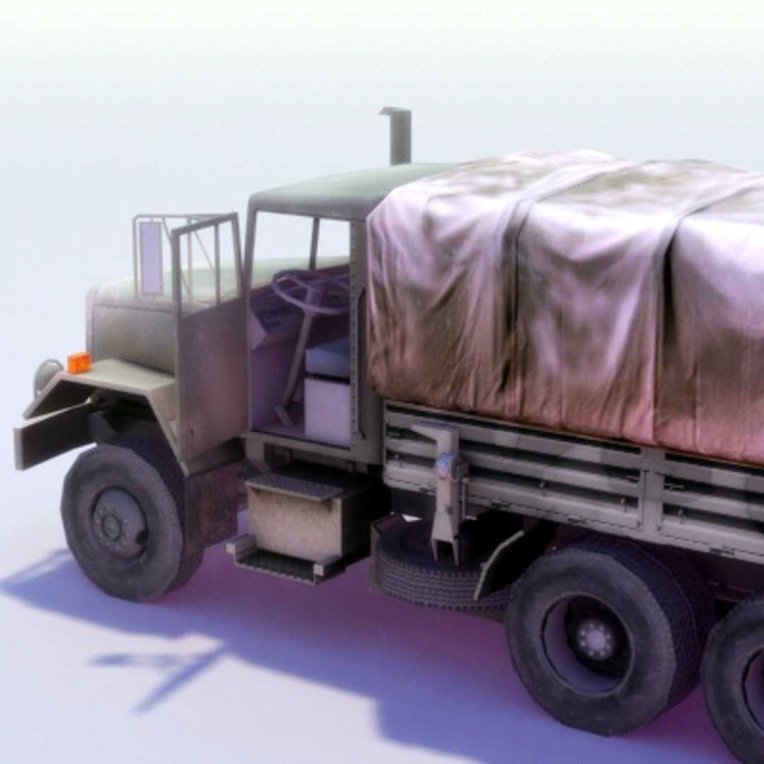 3d M35a2 Army Truck M35 Model