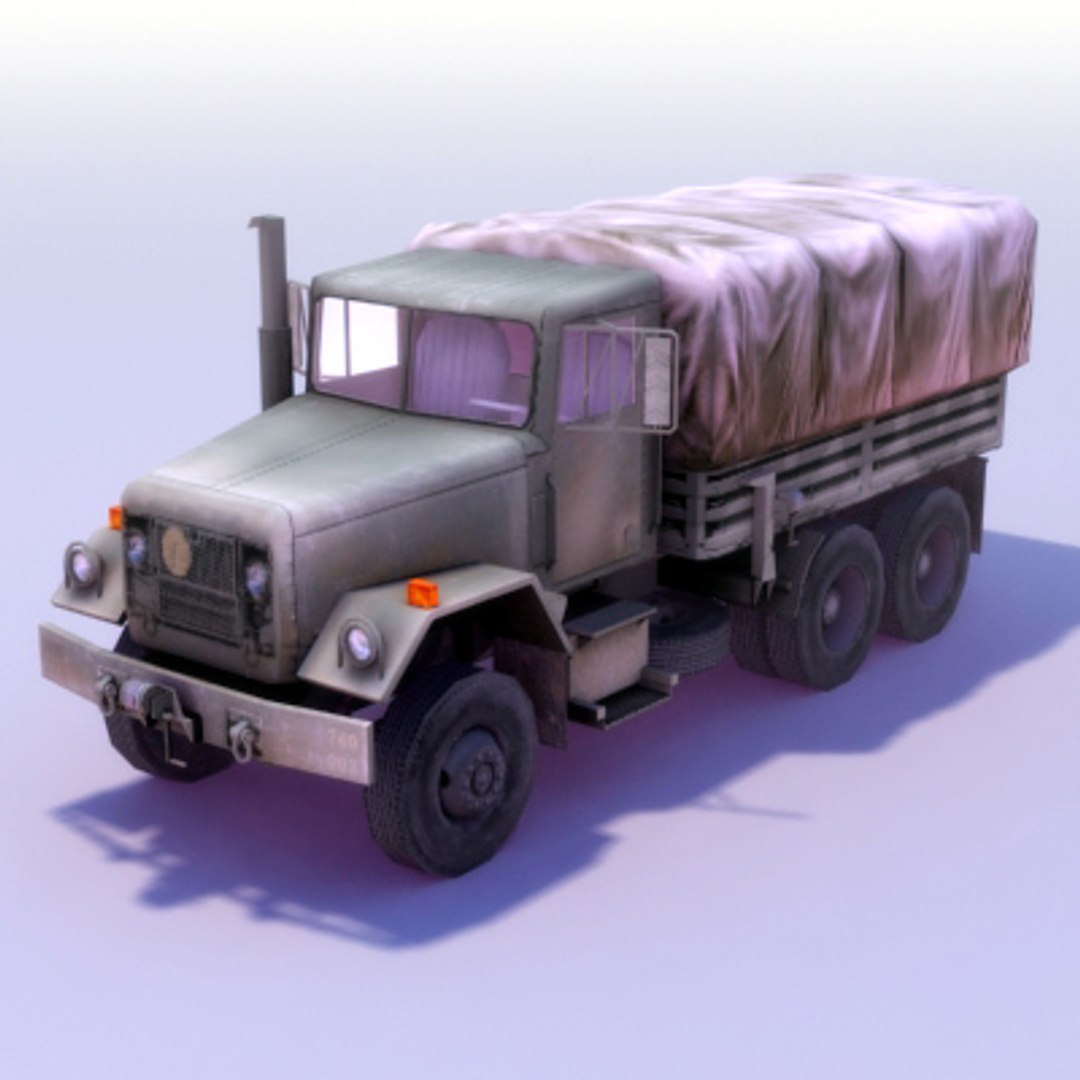 3d M35a2 Army Truck M35 Model