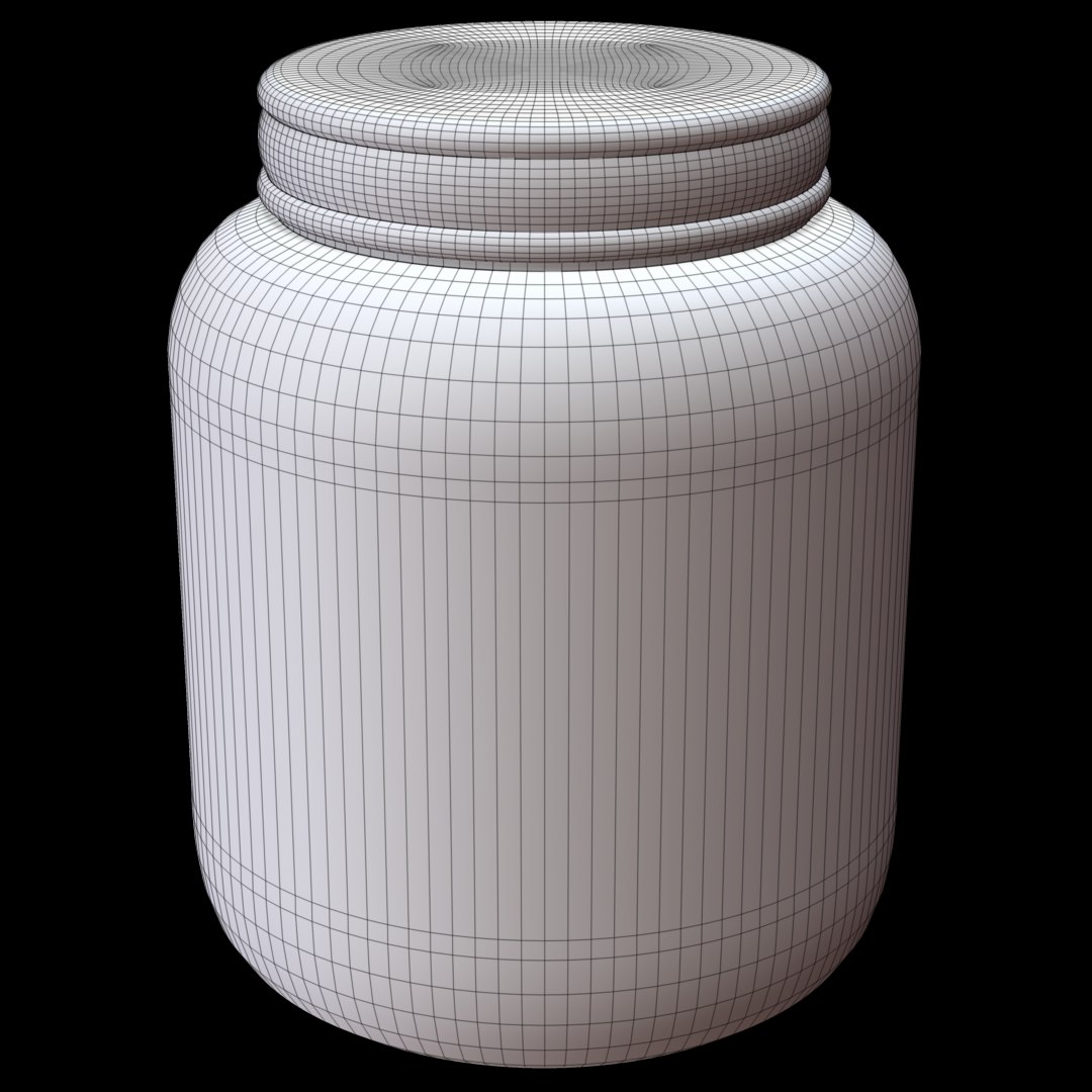 3D Jar Model - TurboSquid 1628668