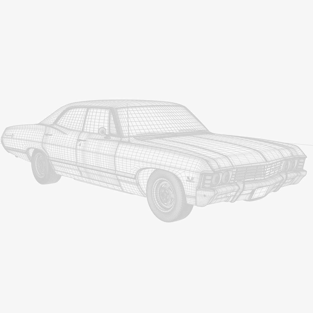 Chevrolet Impala 1967 3D Model - TurboSquid 2188488