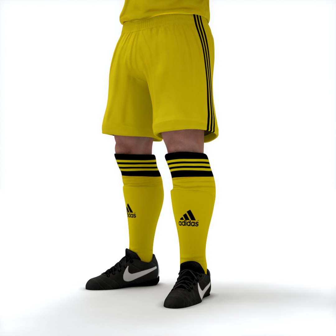 3d Football Player - Chelsea Model