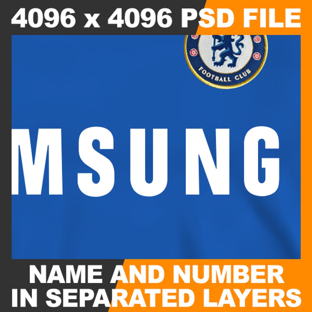 3d Football Player - Chelsea Model