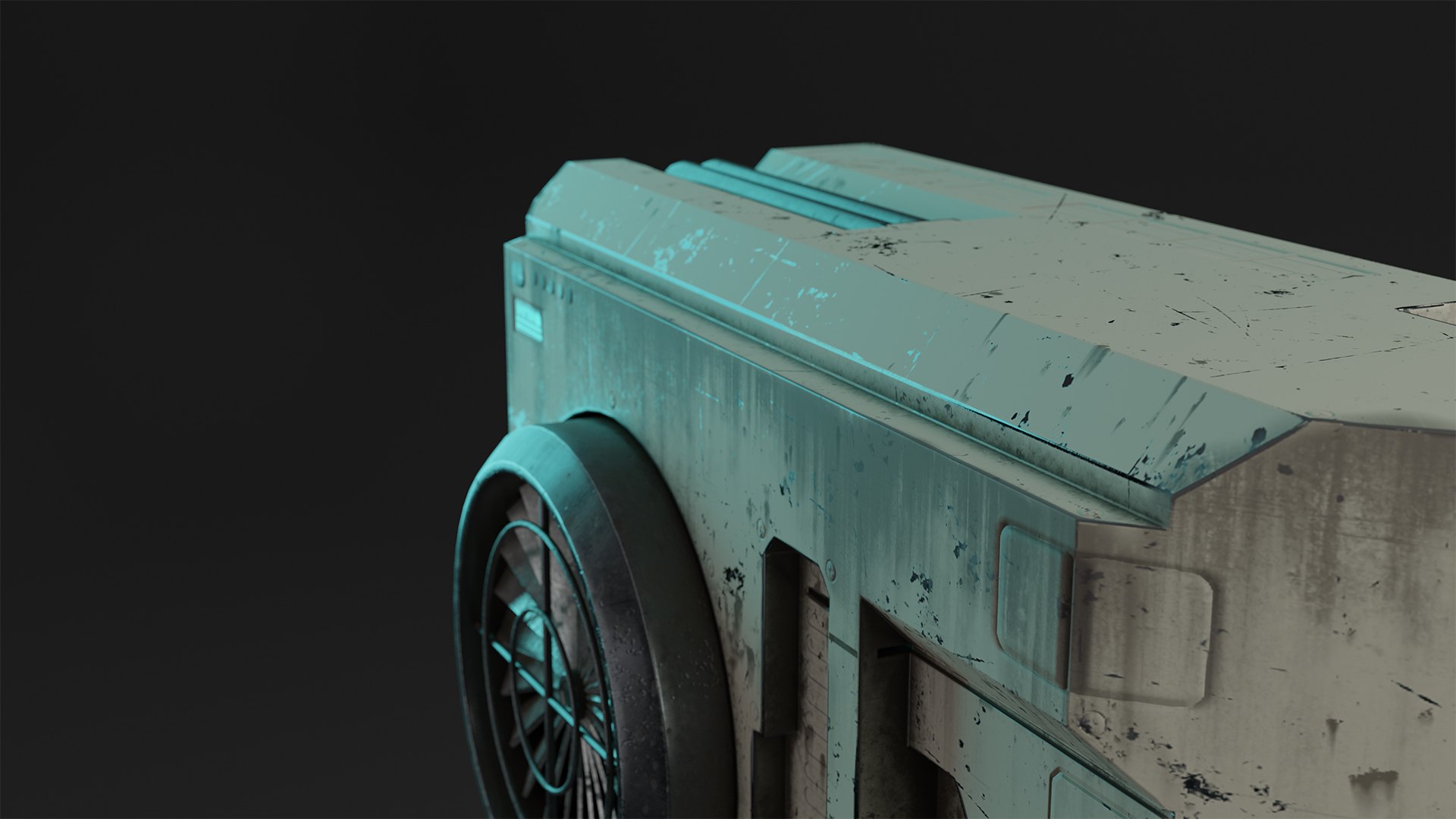 3D Cyberpunk AC Unit C - TurboSquid 2074312